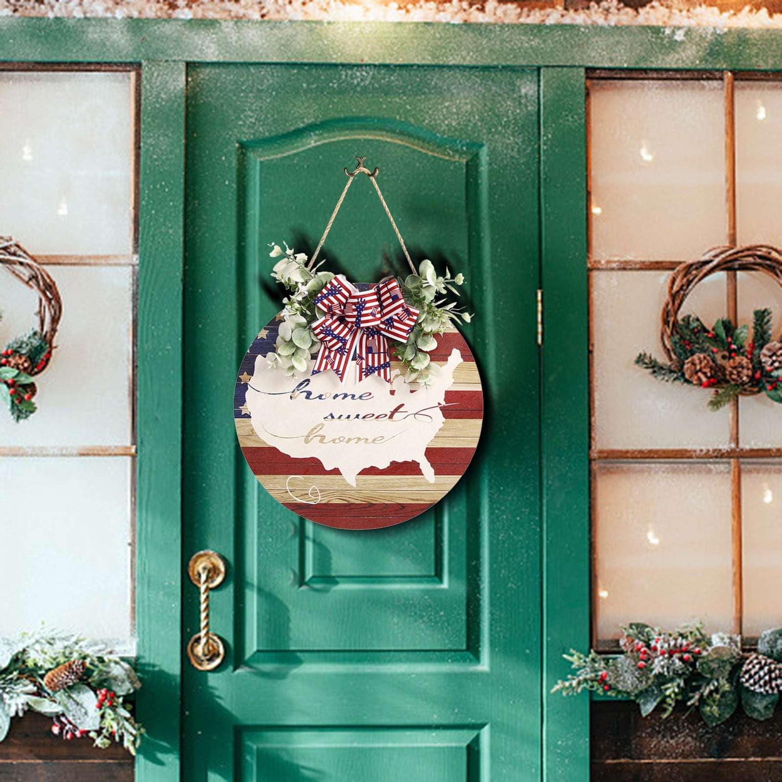 4th of July Door Sign Guopo Welcome Independence Day Home Decoration ...