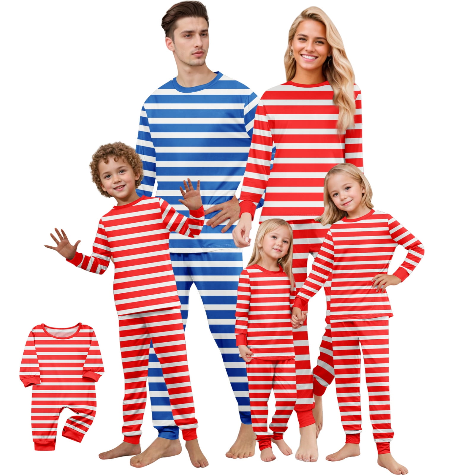 4th of July Family Matching Outfits Family Matching Pajamas 2 Piece ...