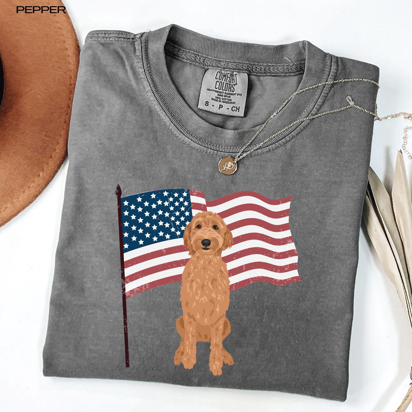 4th of July Goldendoodle T-Shirt: USA 250 Anniversary Doodle Mom Gift ...