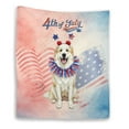 4th of July Great Pyrenees Celebrates Independence Day Quilt Blanket ...
