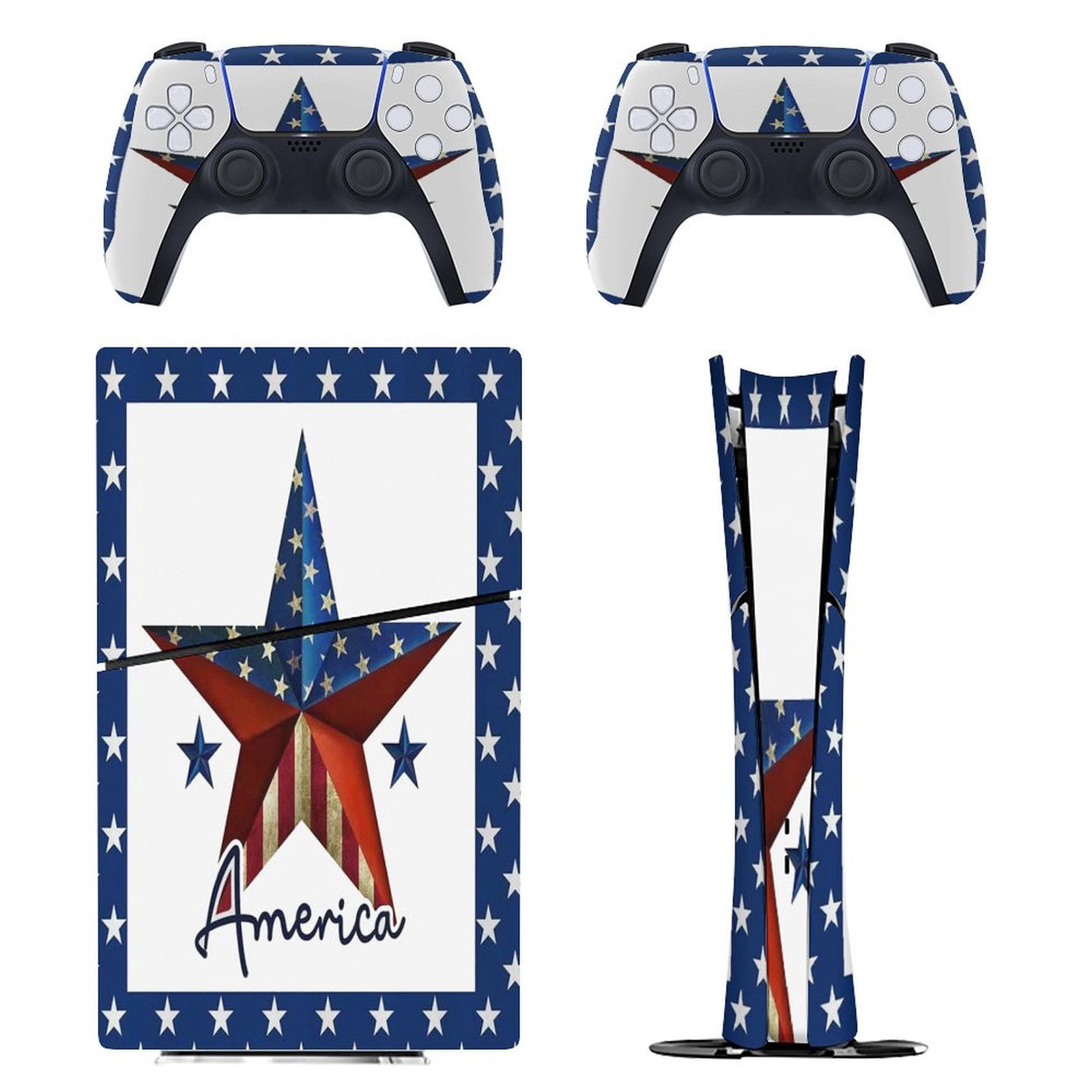4th of July Independence Day PS5/PS5 Pro/PS5 Slim Digital Disc Skin ...