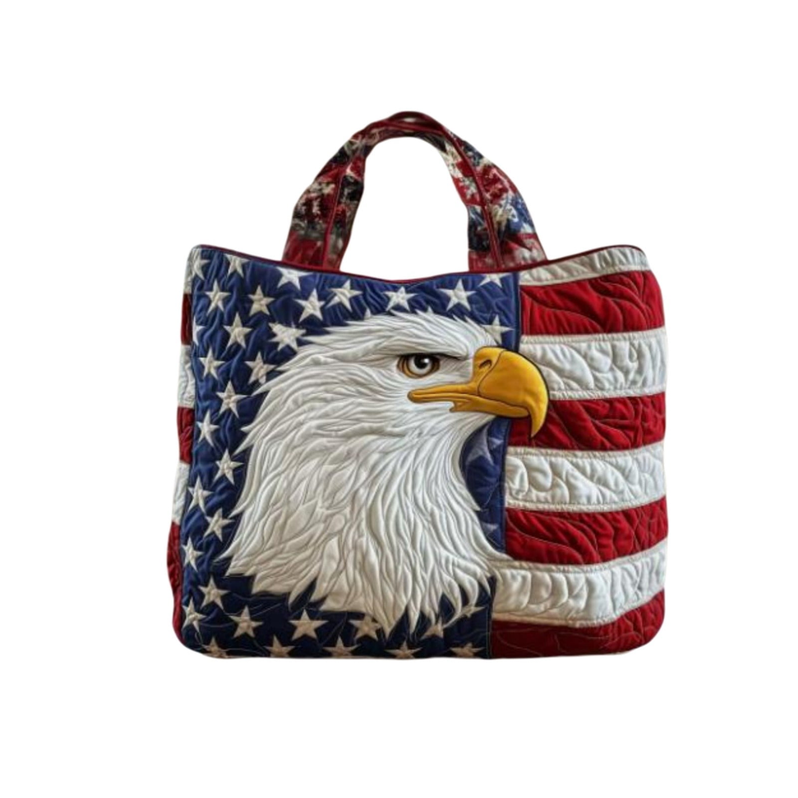 4th of July Independence Day Shopping Tote Bag Durable Large Storage ...