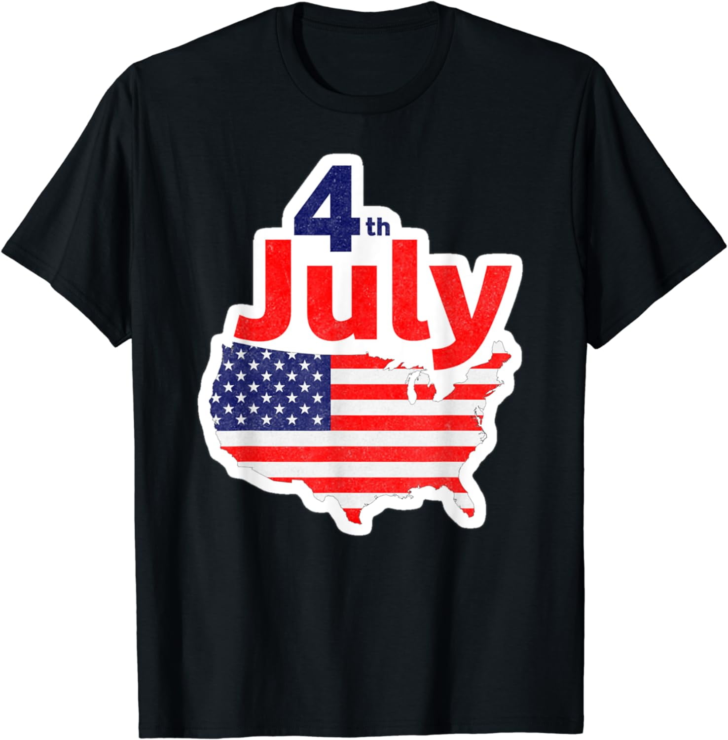 4th of July Independence Day USA Flag Tshirt T-Shirt - Walmart.com