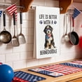 4th of July Kitchen Hand Towels – Patriotic USA Floral Red Blue Decor ...