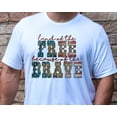 4th of July Land of The Free Because Of The Brave T Shirt Independence ...