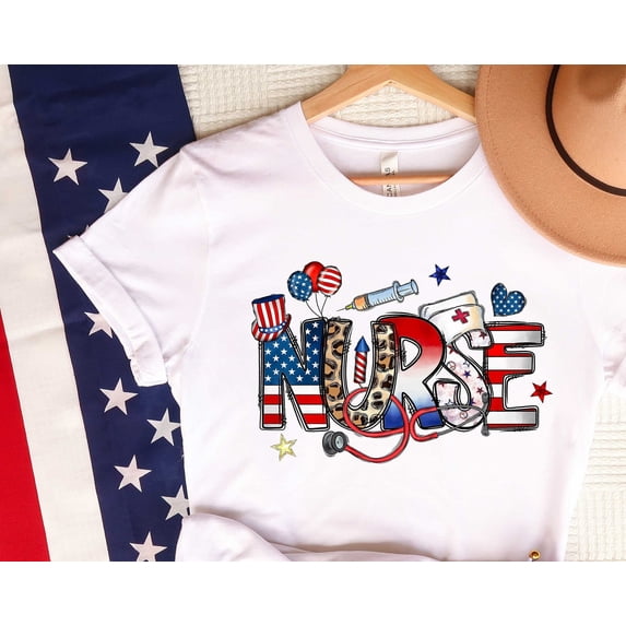 4th of July Nurse Shirt Independence Nurse Shirt Freedom Nurse Shirt ...