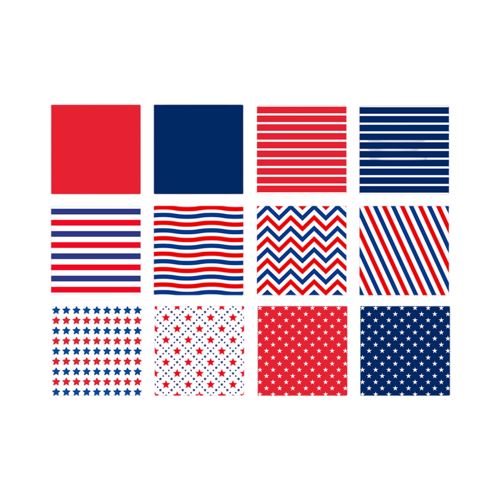 4th of July Paper Craft Pack Holiday Celebration DIY Scrapbook Material ...
