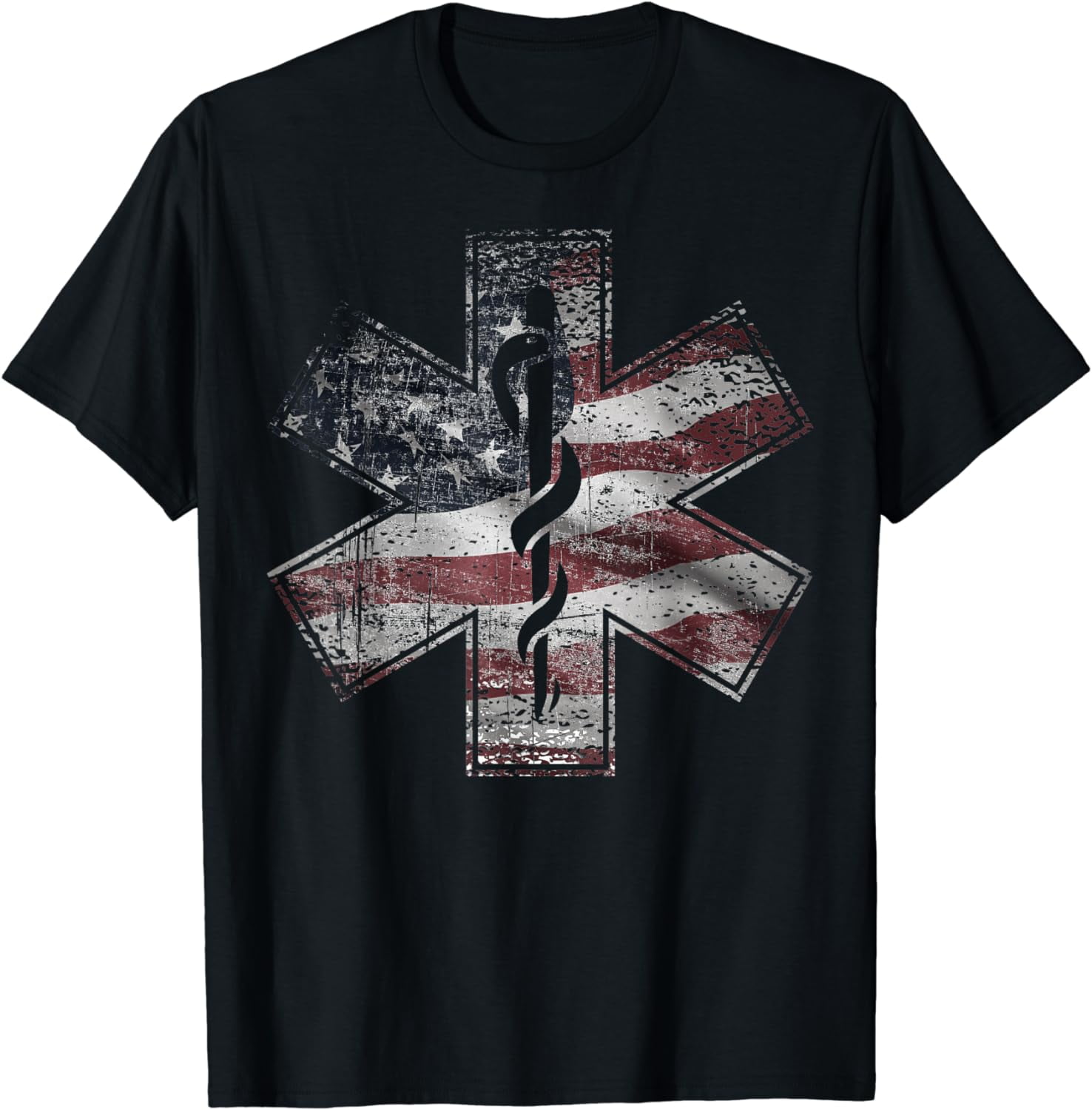 4th of July Paramedic T-Shirt EMS EMT USA American Flag Tee - Walmart.com