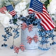 4th of July Patriotic Decor Fabric Ribbon, Holiday Craft Ribbon for Bow ...
