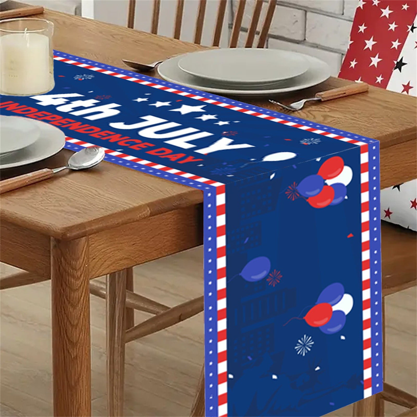 4th of July Patriotic Decorations, Creative Independence Day Polyester ...