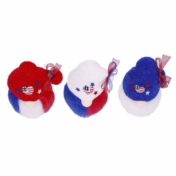 4th of July Patriotic Gnomes Decorations 3 Pack Red White Blue Swedish ...