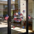 4th of July Patriotic Static Cling Window Stickers, Transparent ...
