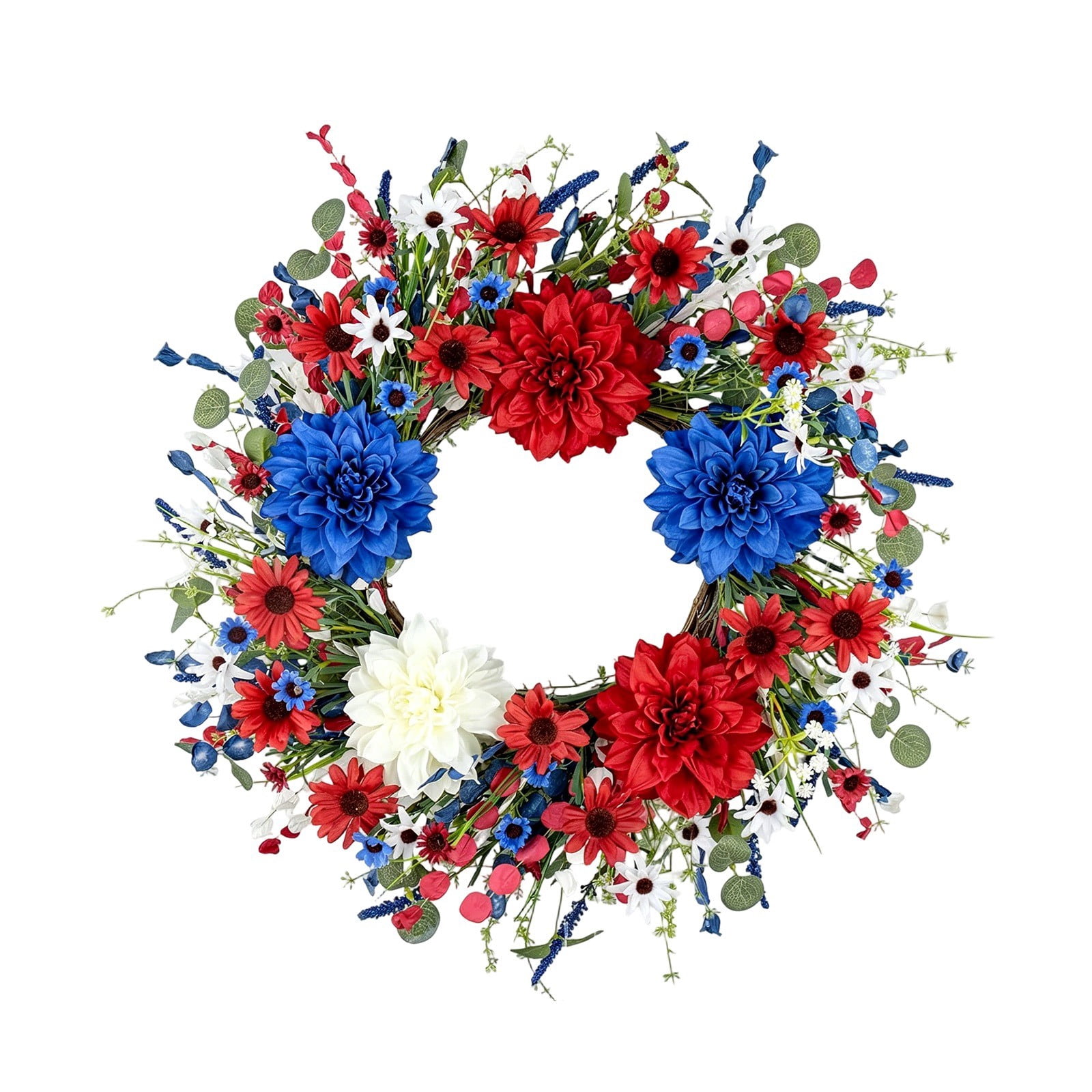 4th of July Patriotic Table Runner Linen Print Independence Day ...