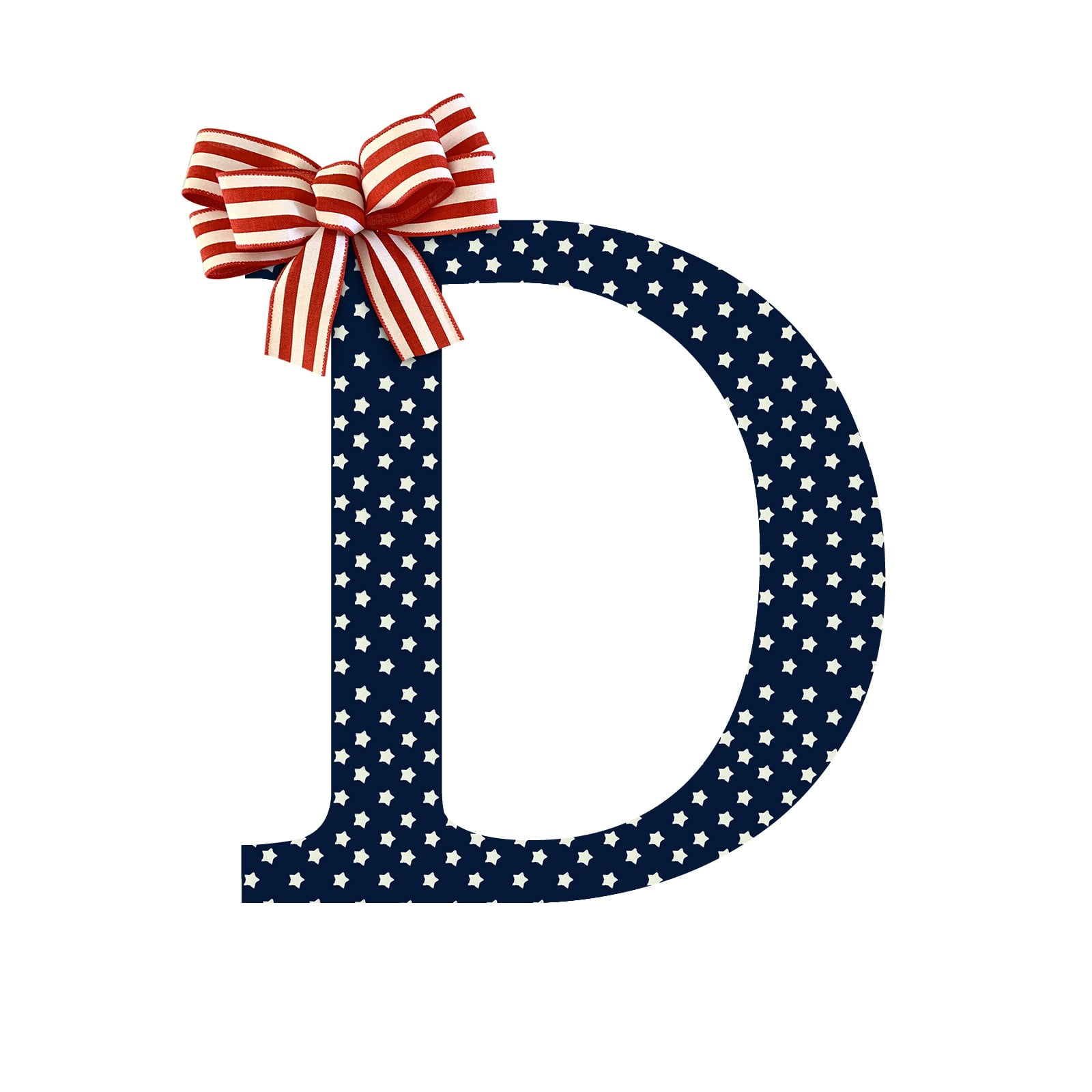 4th of July Patriotic Wooden Letter House Sign - Independence Day 26 ...