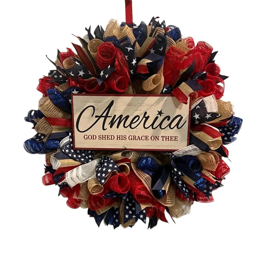 4th of July Patriotic Wreaths for Front Door, 250th Anniversary ...