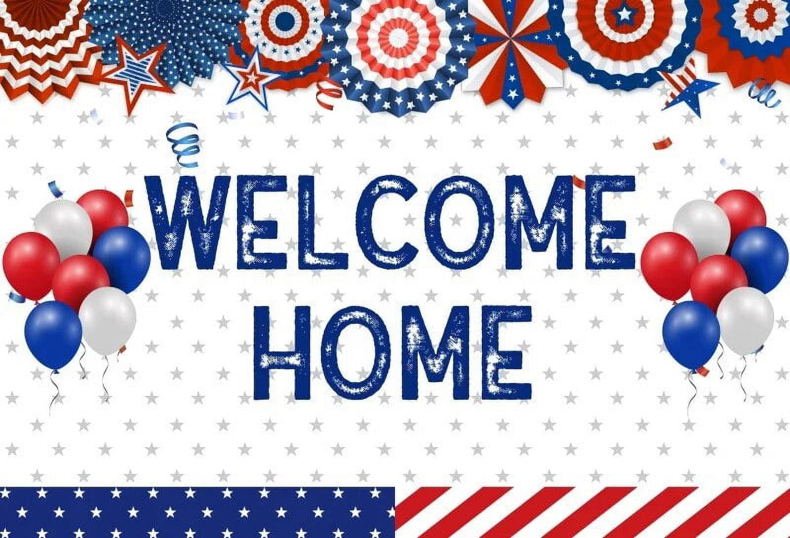 4th of July Photography Backdrop Independence Day Welcome Home Theme ...