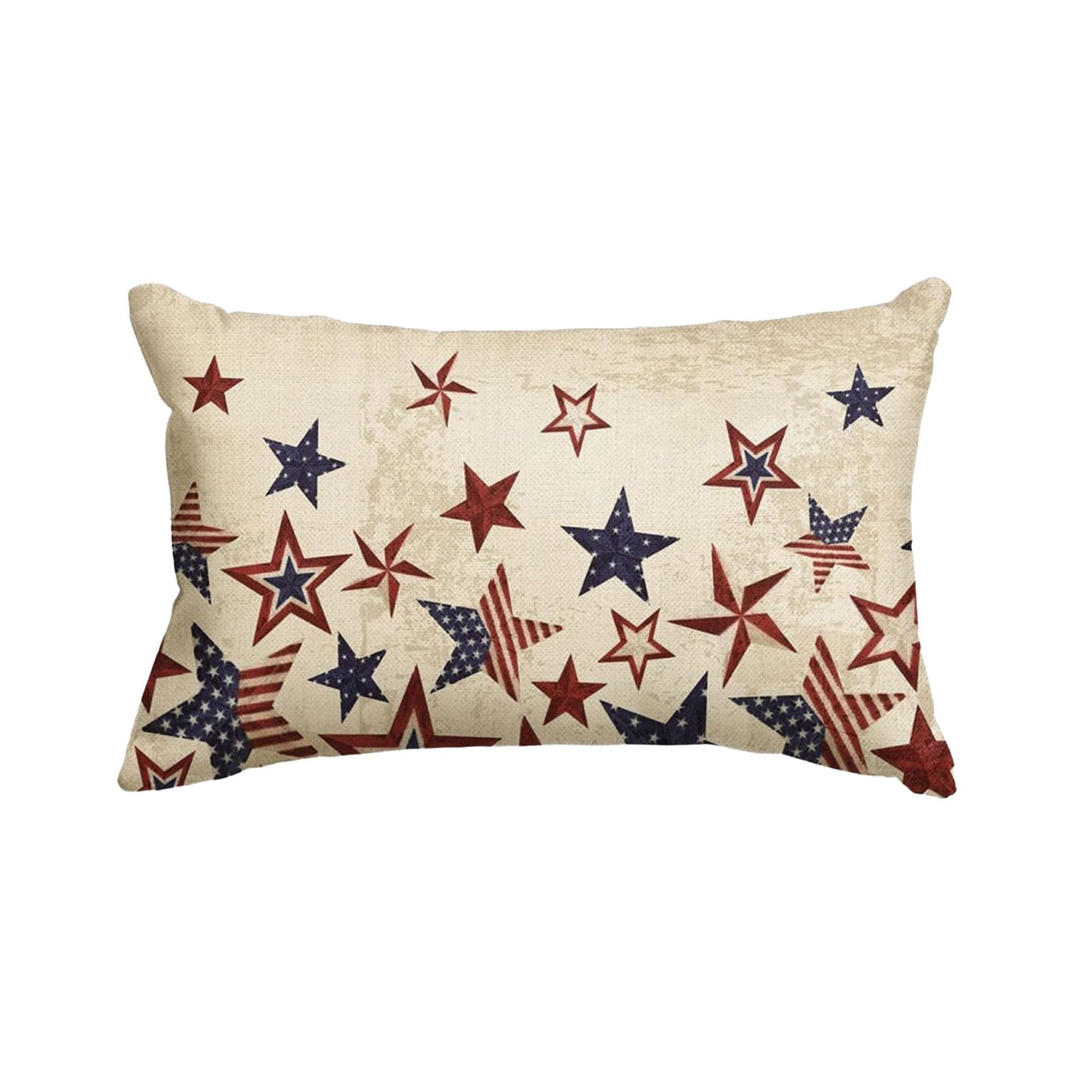 4th of July Pillow Covers Patriotic America Flag Holiday Pillow Case ...