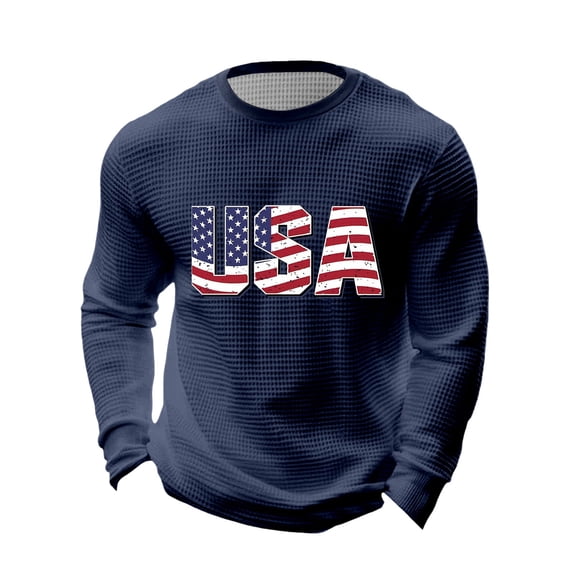 4th of July Polo Shirts for Men Patriotic Graphic T Shirt Knit Casual ...