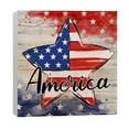 4th of July Red White Blue Figurine, Patriotic Decoration for Bookshelf ...