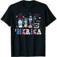 4th of July Red White ICU Nurse Care Er Ed Rn Micu Cvicu T-Shirt - Walmart.com