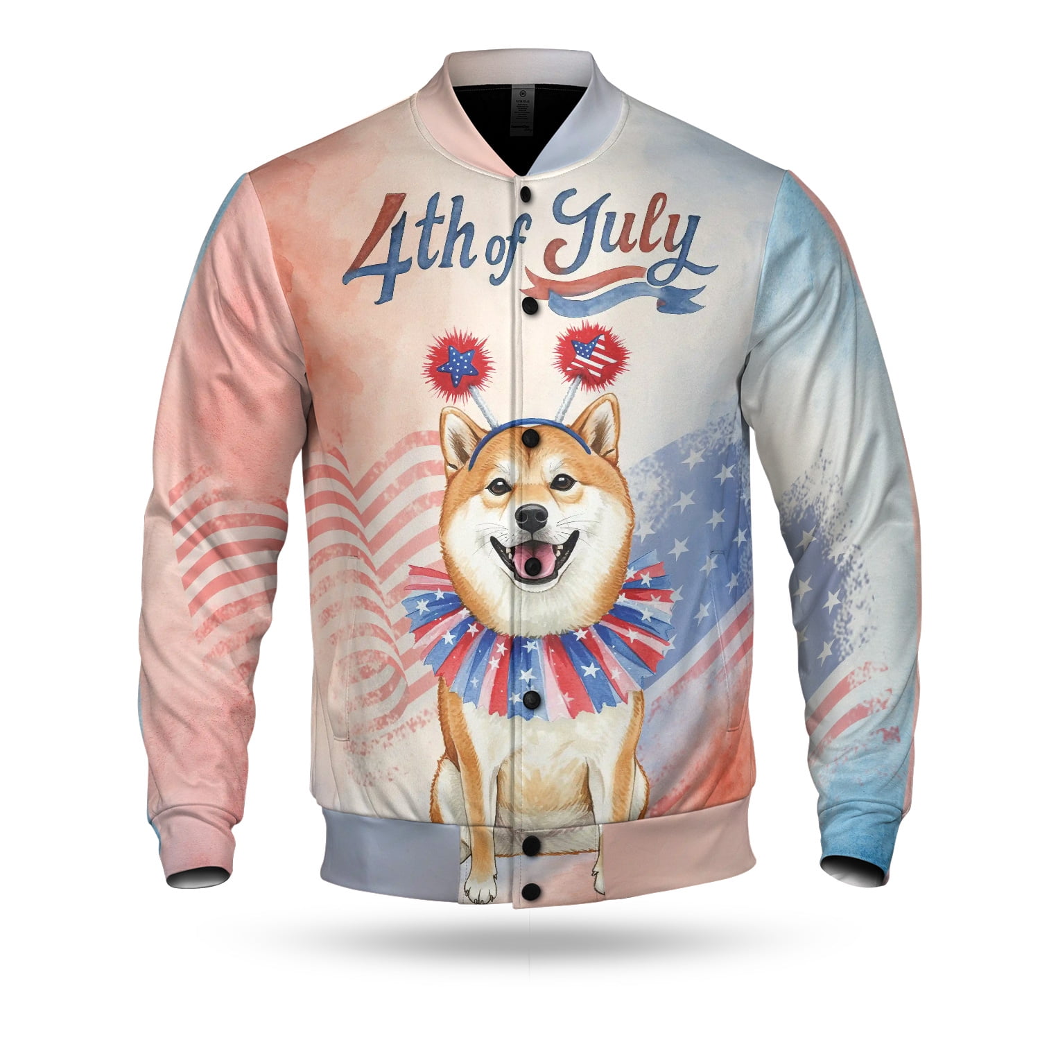 4th of July Shiba Inu Celebrates Independence Day All Over Print 3D ...