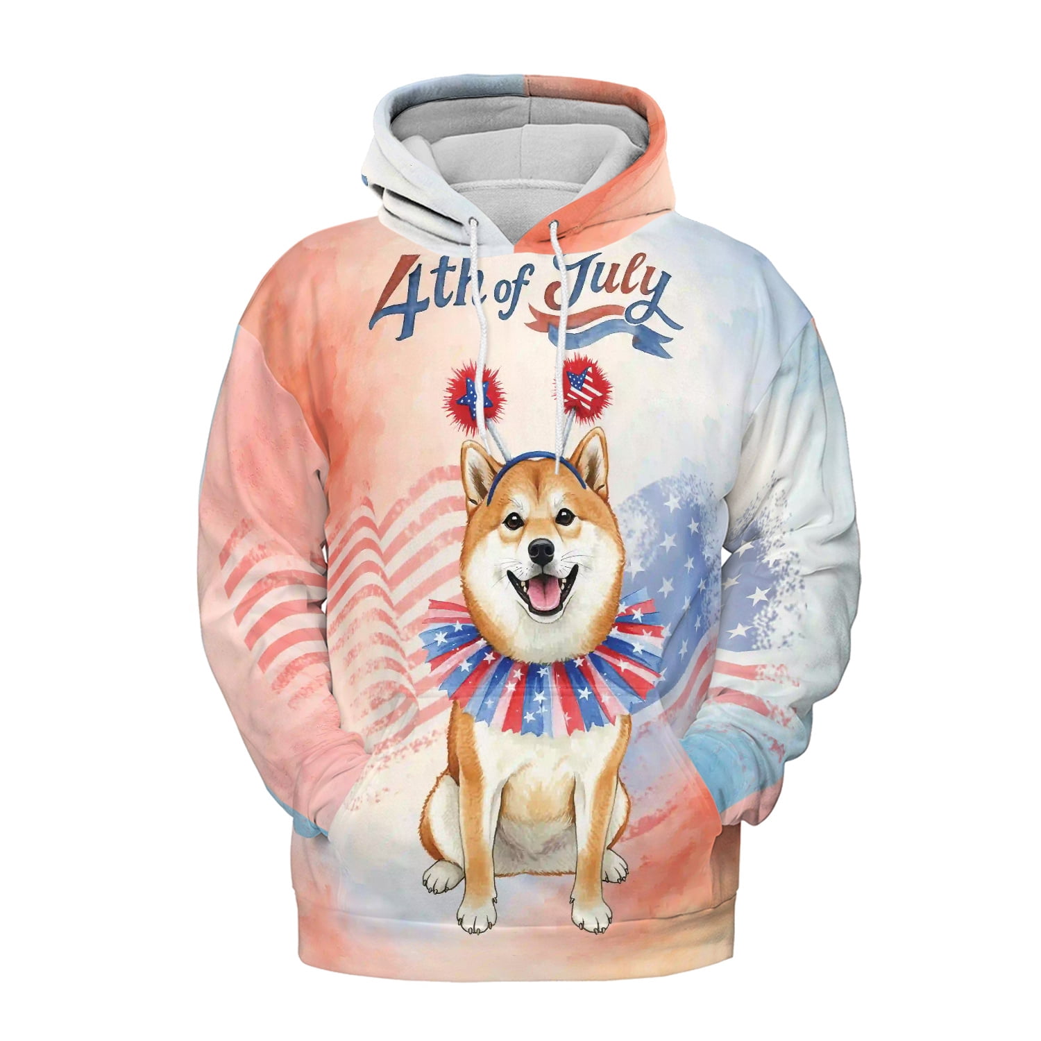 4th of July Shiba Inu Celebrates Independence Day All Over Print 3D ...