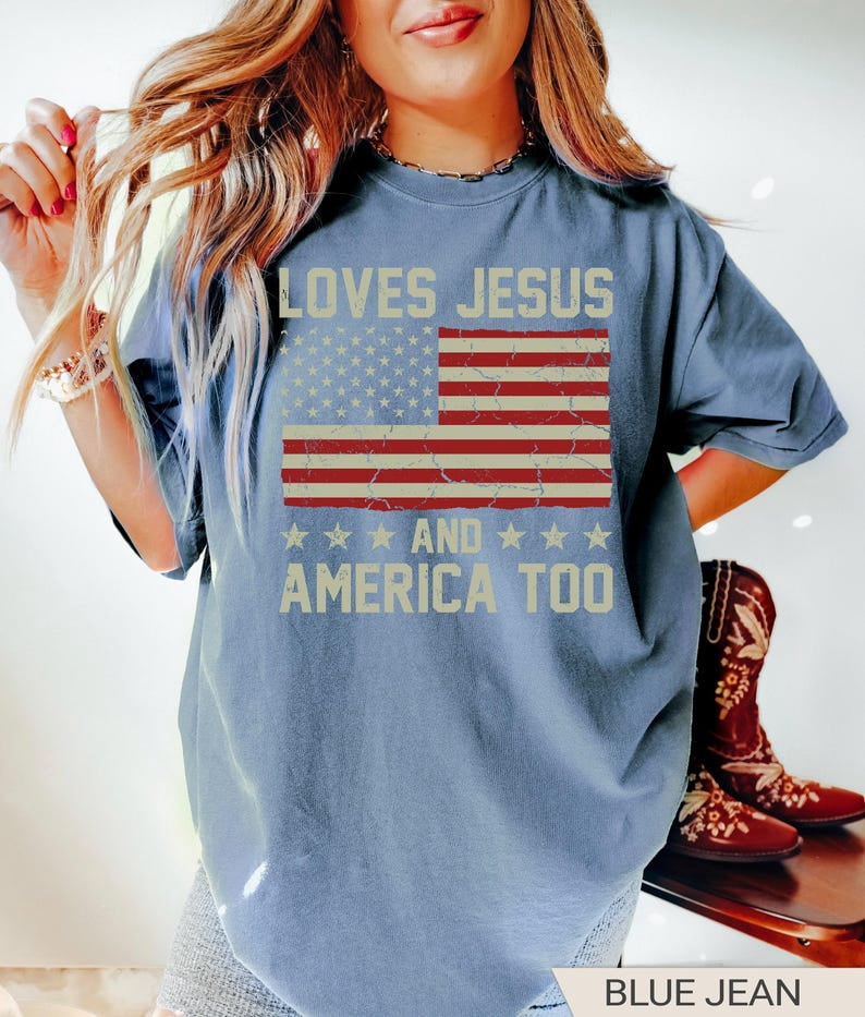 4th of July Shirt, Christian Shirt, Fourth of July T-Shirt, Religious ...
