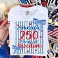4th of July Shirt Preppy America 250 Years of Freedom Tshirt Patriotic ...