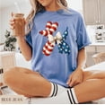 4th of July Shirt Retro USA Tee for Women Patriotic Graphic TShirt ...