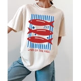 4th of July Shirt Sardine Shirt, USA 250 Years Tinned Fish Tshirt 250th ...