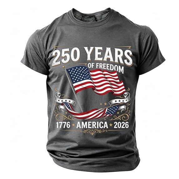 4th of July Shirts for Men Casual Short Sleeve T Shirt Comfortable ...