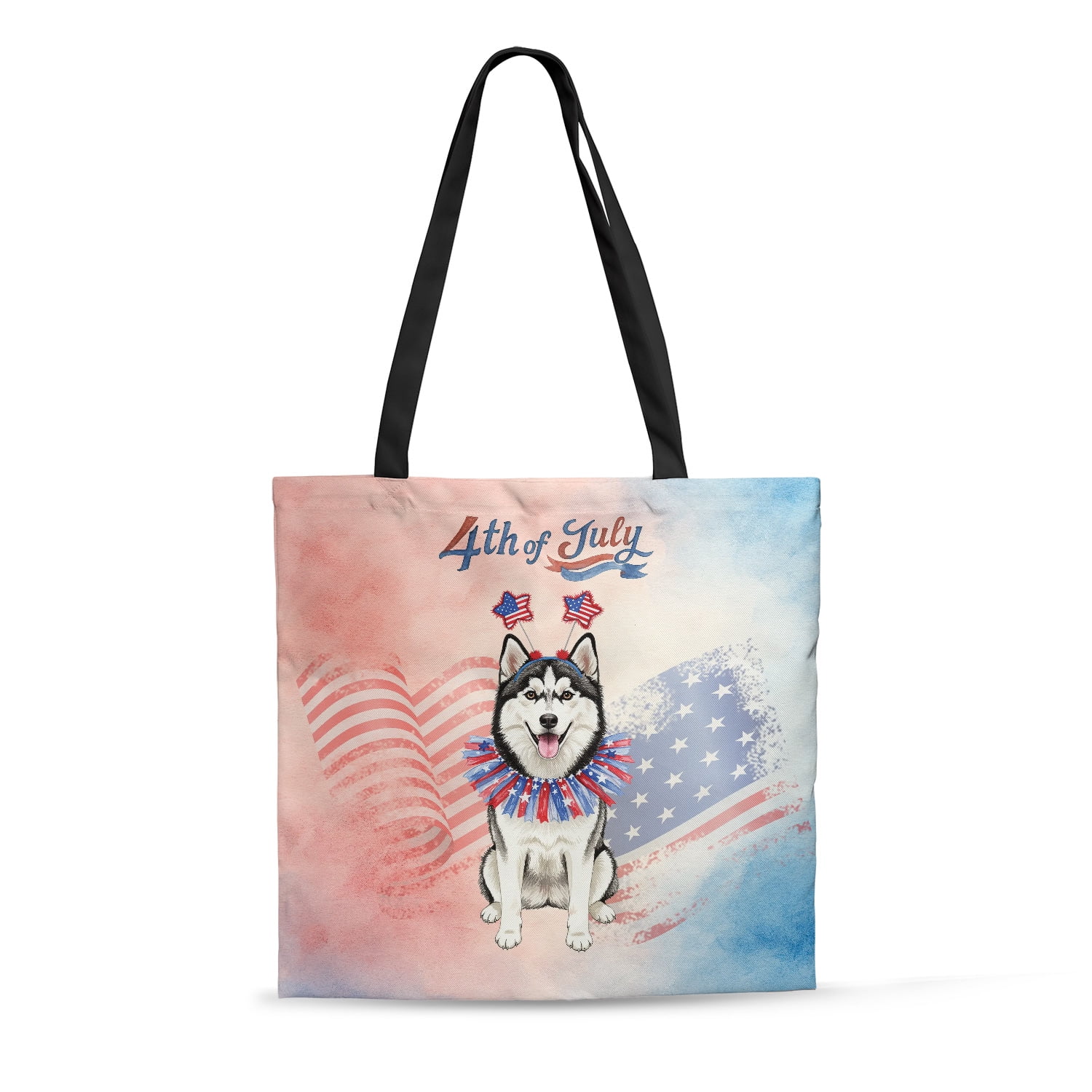 4th of July Siberian Husky Celebrates Independence Day All Over Print ...