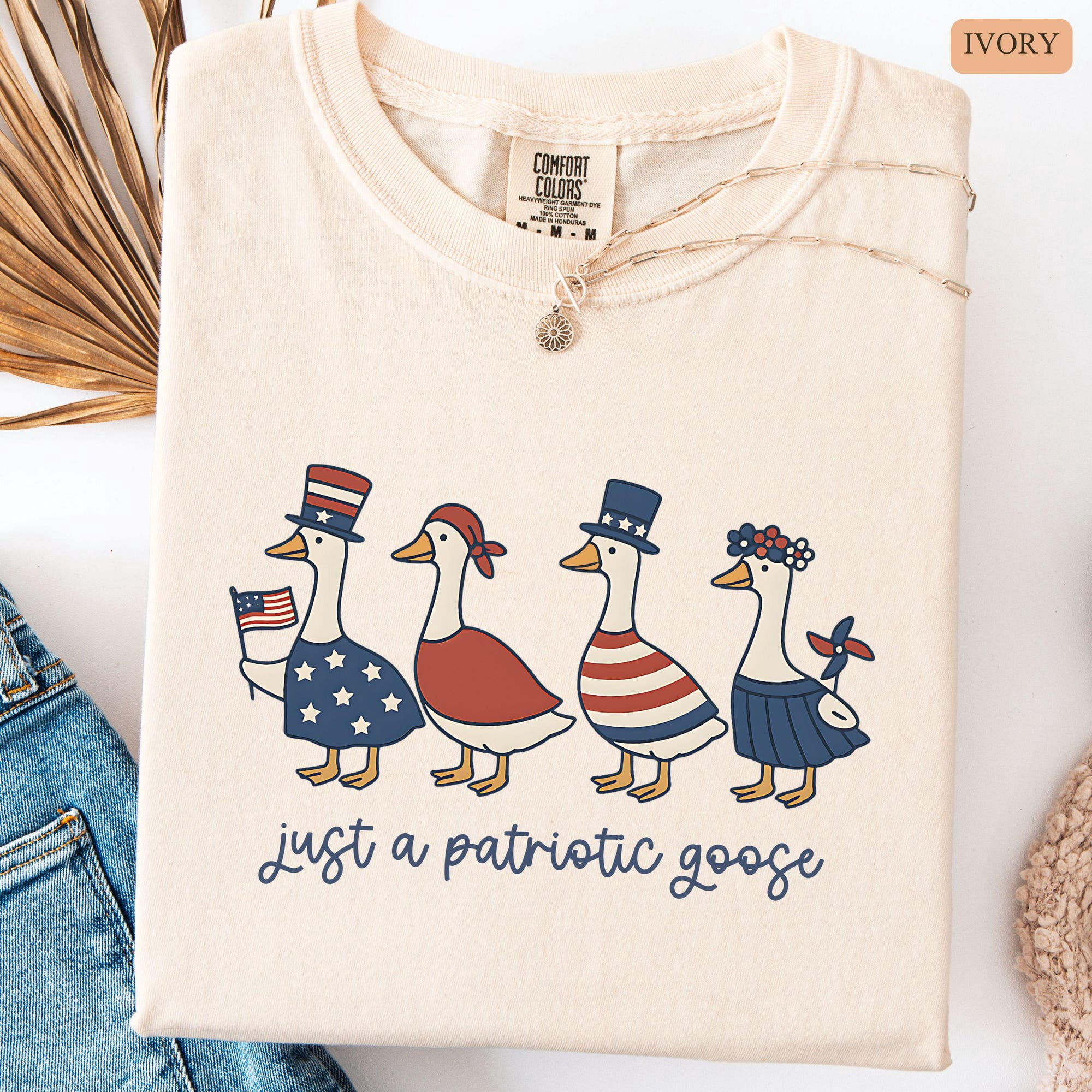 4th of July Silly Goose On The Loose Shirt Patriotic Goose USA Flag ...