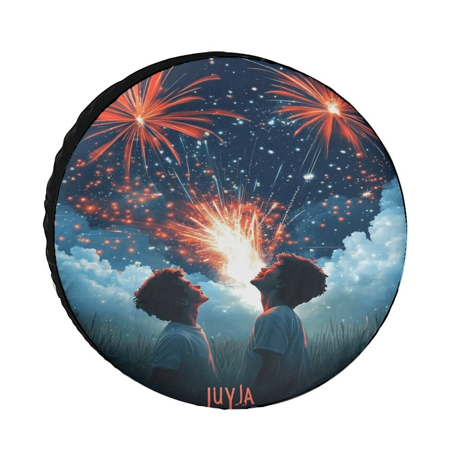 4th of July Spare Tire Cover, Universal Wheel Tire Cover Dust-Proof ...