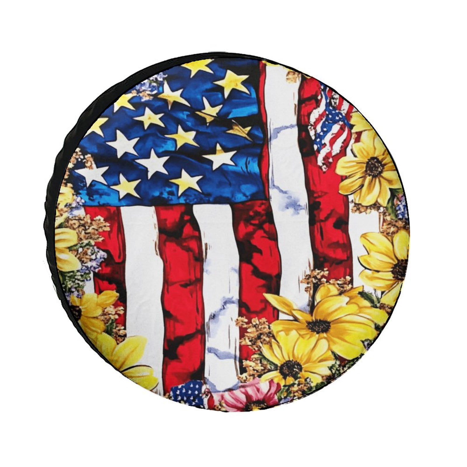 4th of July Spare Tire Cover,Universal Wheel Tire Cover for Trailer, RV ...