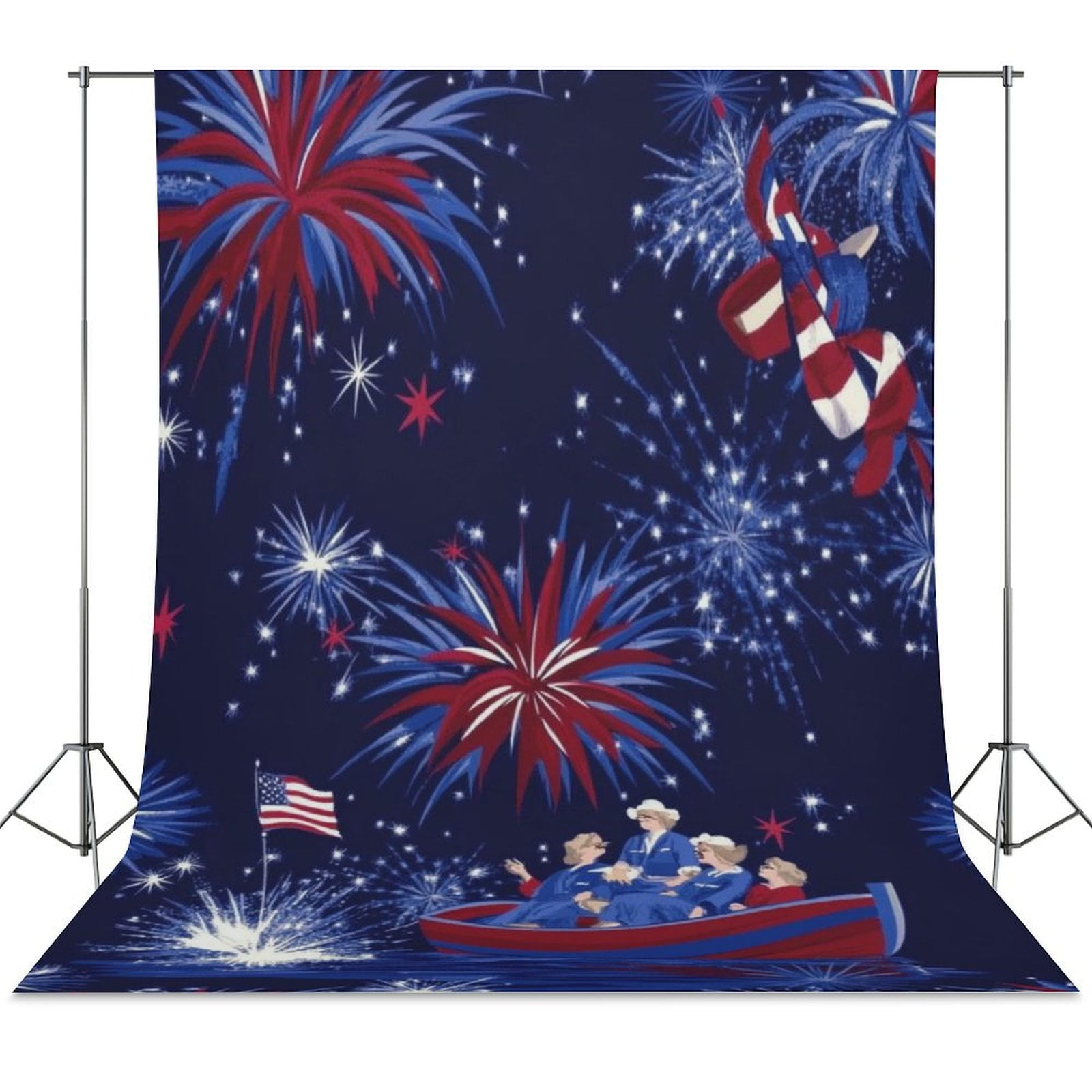 4th of July Spring Backdrop Backdrops for Photography Photo Background ...