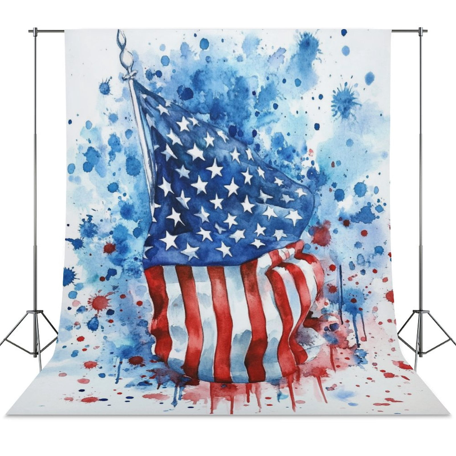 4th of July Spring Backdrop Backdrops for Photography Photo Background ...