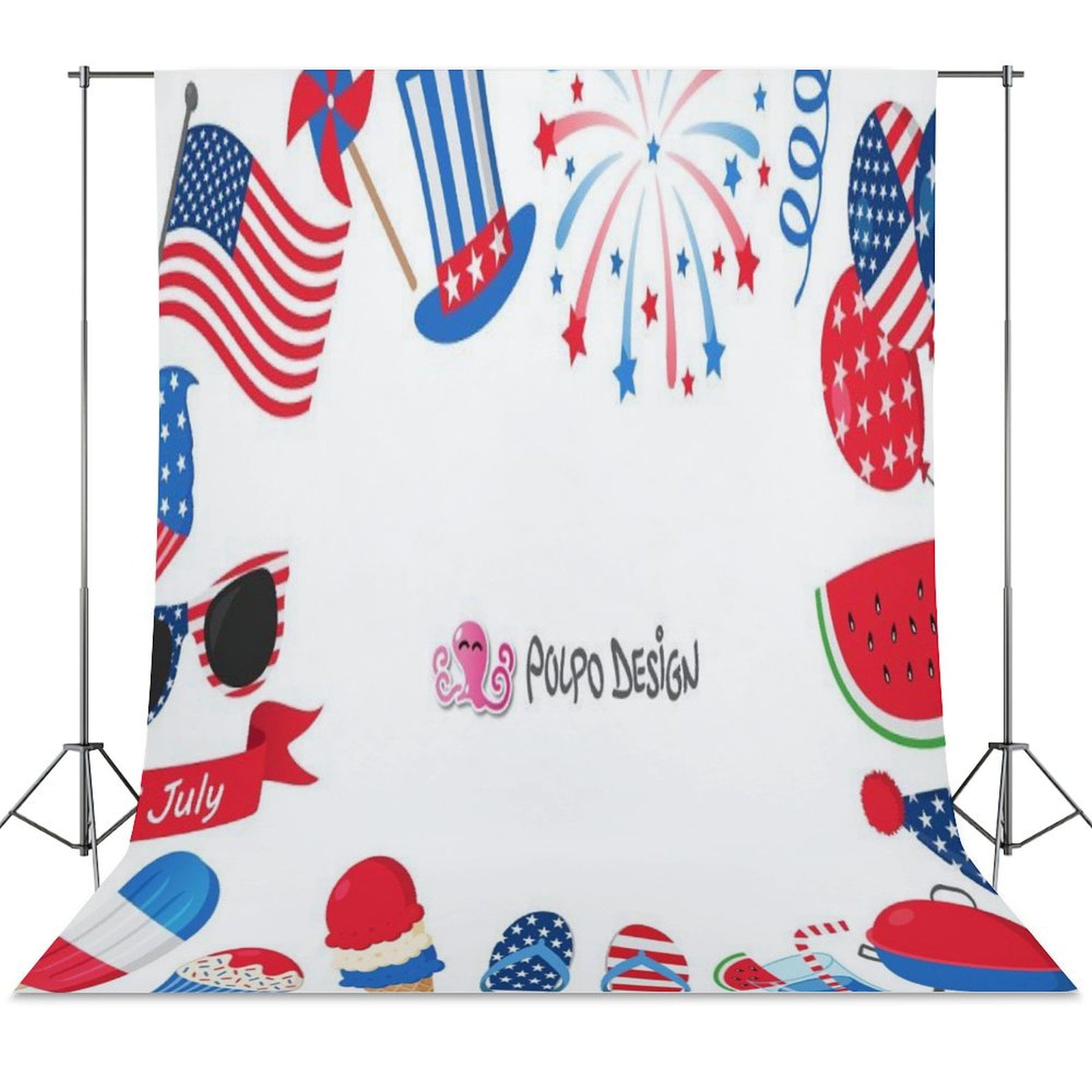 4th of July Spring Backdrop Backdrops for Photography Photo Background ...