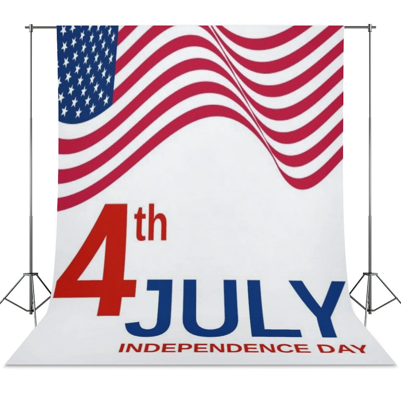 4th of July Spring Wall Backdrop Background Floral Backdrops 5x7FT ...