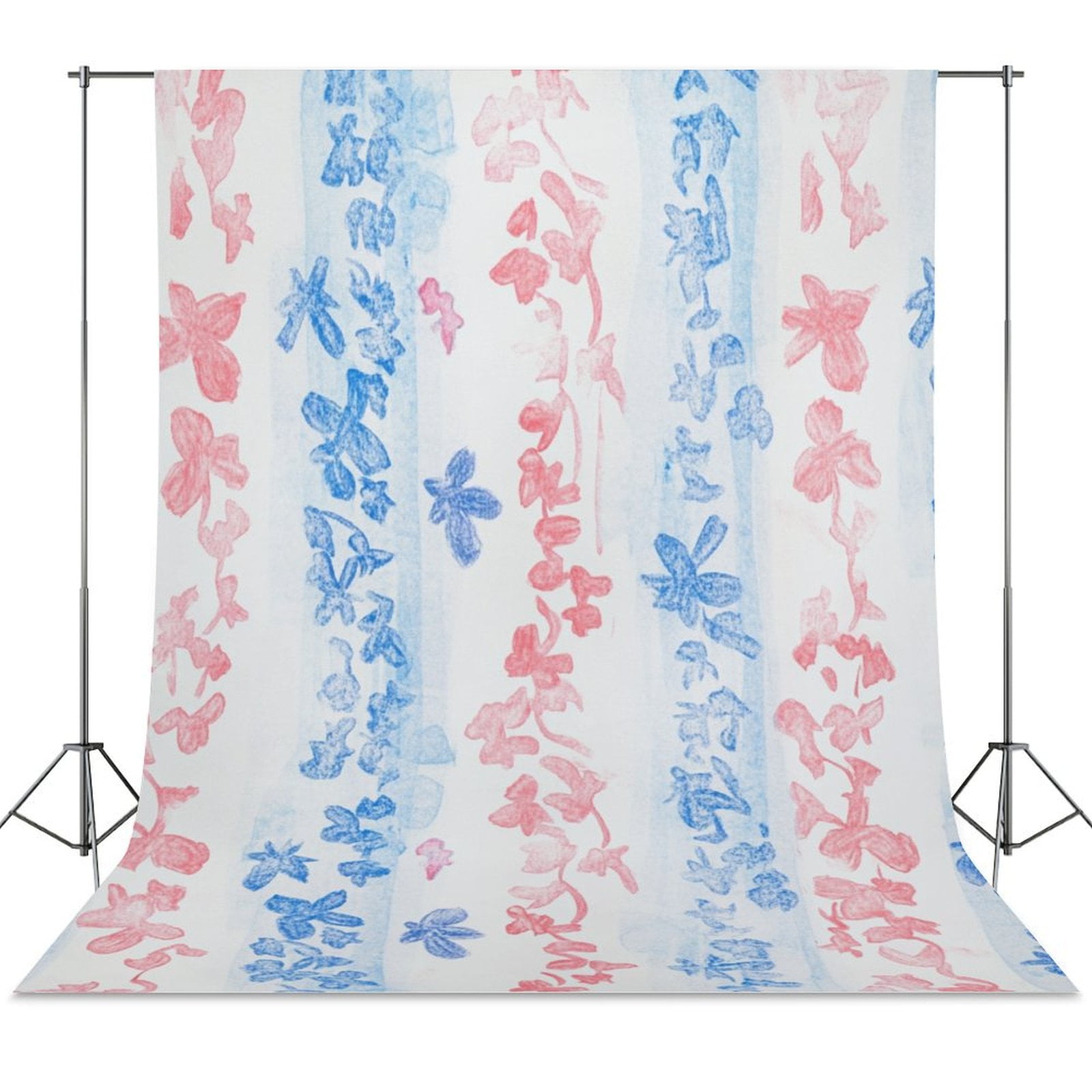 4th of July Spring Wall Backdrop Background Floral Backdrops 5x7FT ...