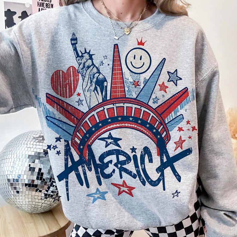 4th of July Statue of Liberty , USA, America 4th July , Graffiti ...