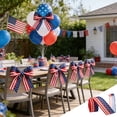 4th of July Stripe Ribbon, American Flag Wired Edge Ribbon ...