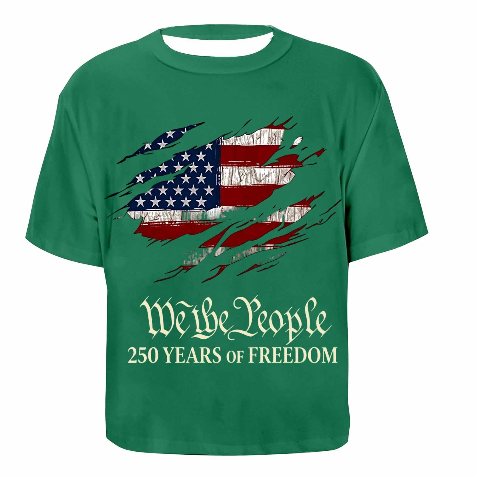 4th of July T-Shirts for Girls Independence Day Patriotic Graphic ...