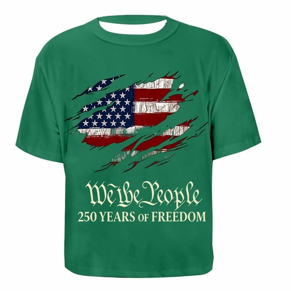 4th of July T-Shirts for Girls Independence Day Patriotic Graphic ...