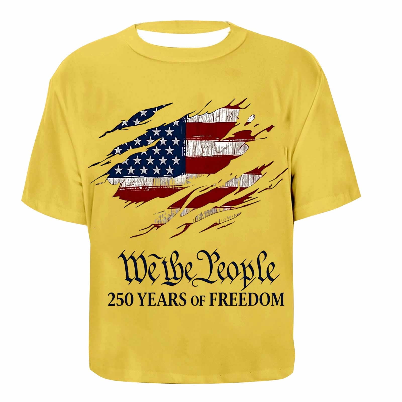 4th of July T-Shirts for Girls Independence Day Patriotic Graphic ...