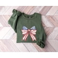 4th of July TShirt Coquette American Flag Hoodie USA Bow TShirt 4th of ...