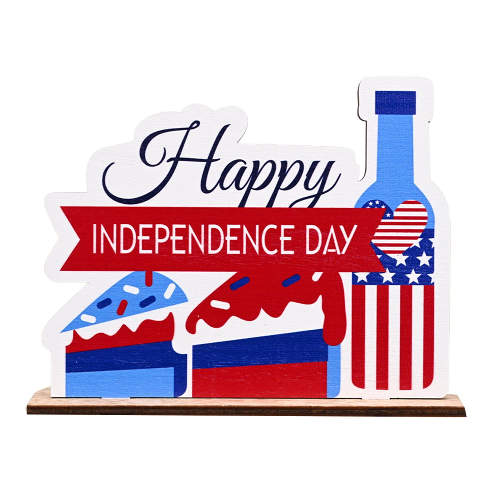 4th of July Table Centerpiece, Patriotic 3D Double-Sided Decorations ...