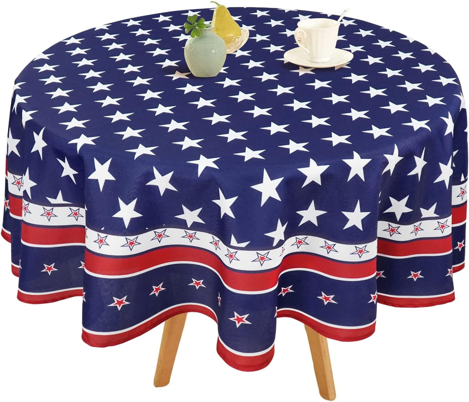 4th of July Tablecloth 60x60 Patriotic Memorial Day Table Cloths ...