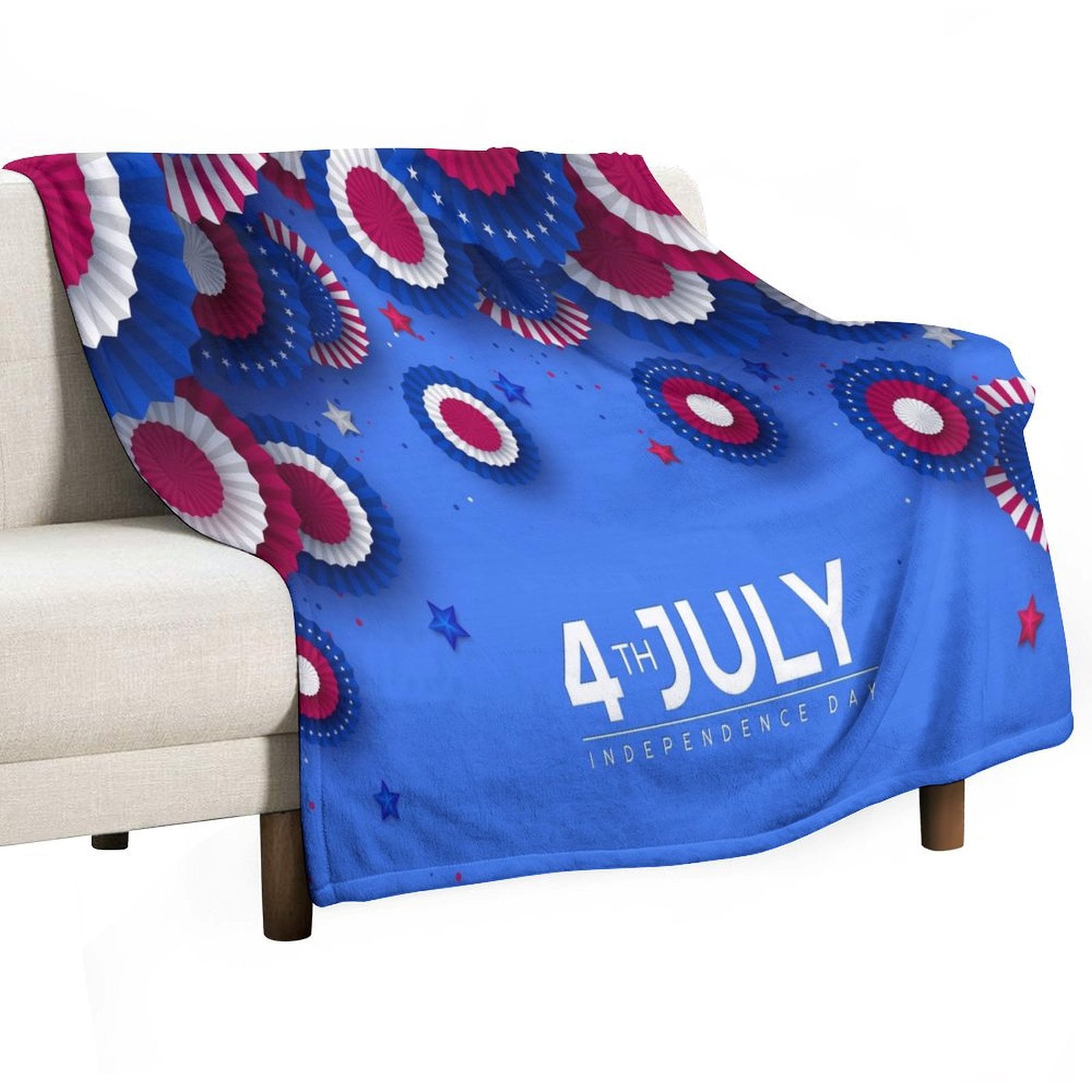 4th of July Throw Blanket for Women, Men - Super Soft Plush Blanket ...