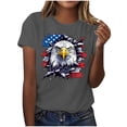 4th of July Tops for Women Short Sleeve Casual Summer Tops American ...